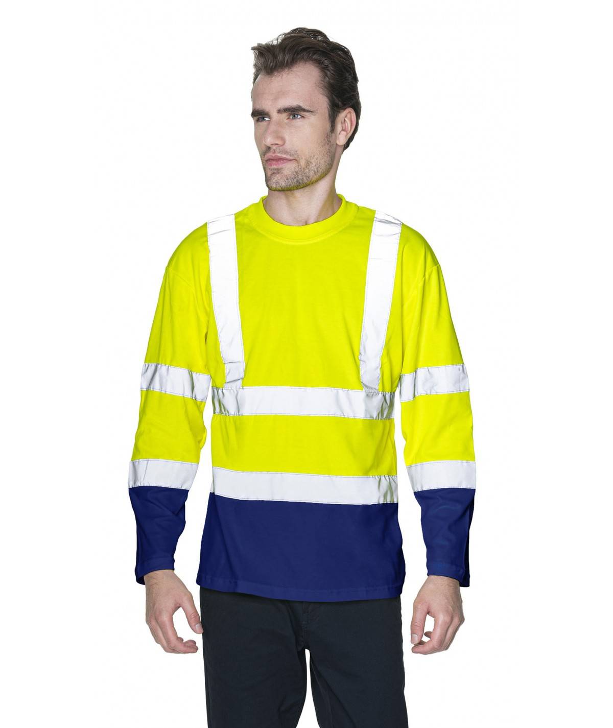 Koszulka Koszulka hi-vis long Mark the Helper 77260 100% poliester 150g/m2